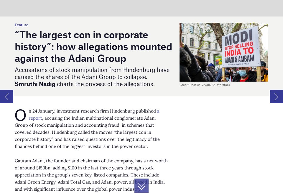 “The largest con in corporate history”: allegations against the Adani ...
