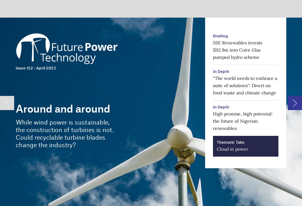 Editor's letter - Future Power Technology Magazine | Issue 152 | April 2023