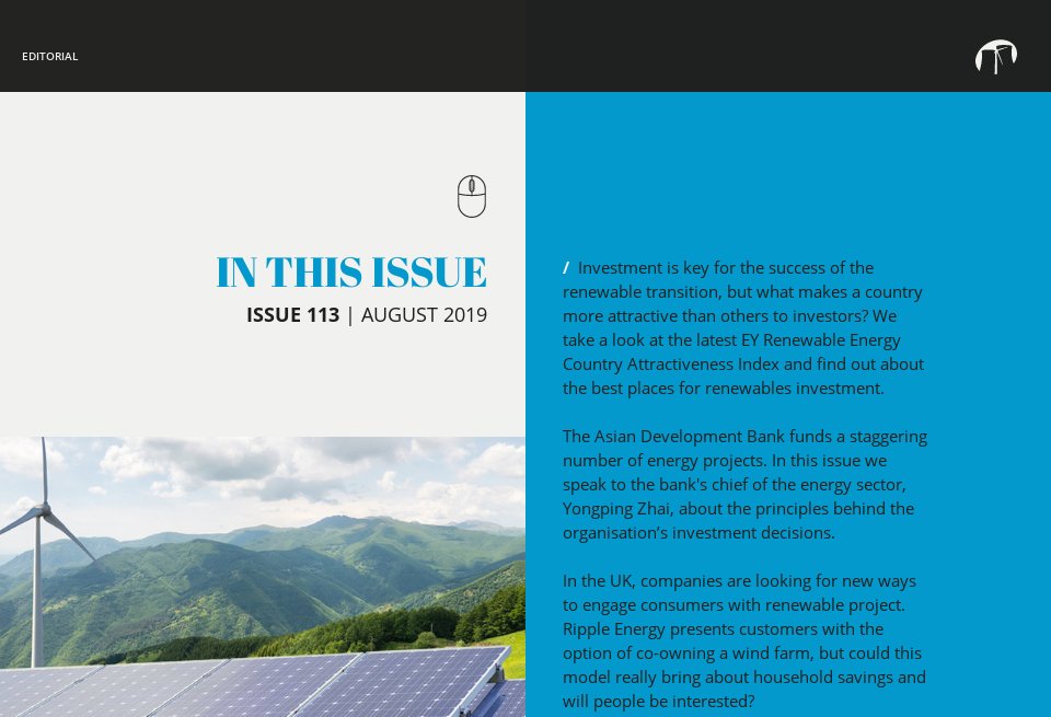 In this issue - Future Power Technology Magazine | Issue 113 | August 2019