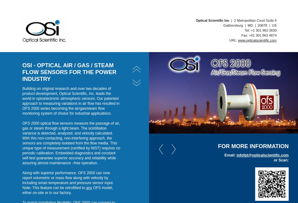 Optical Scientific Incorporated - Future Power Technology Magazine ...