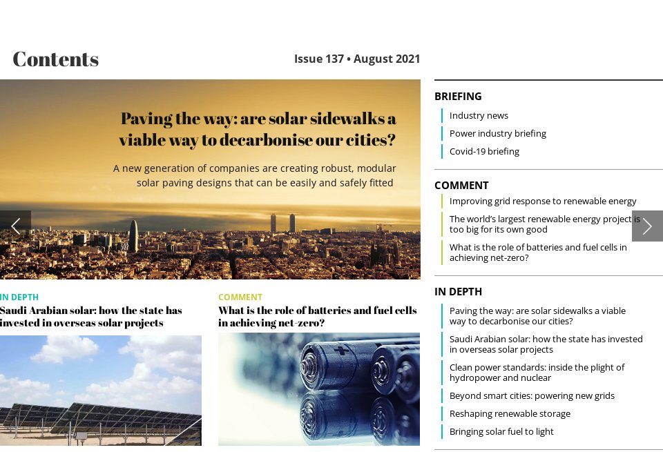 Next issue - Future Power Technology Magazine | Issue 137 | August 2021