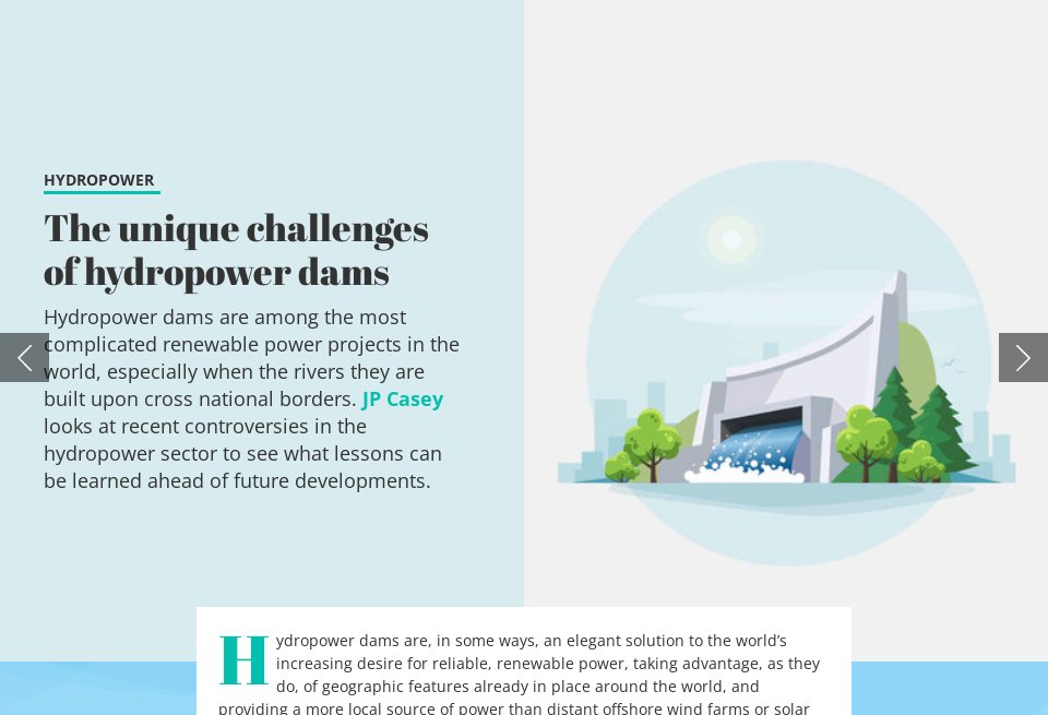 The unique challenges of hydropower dams - Future Power Technology ...