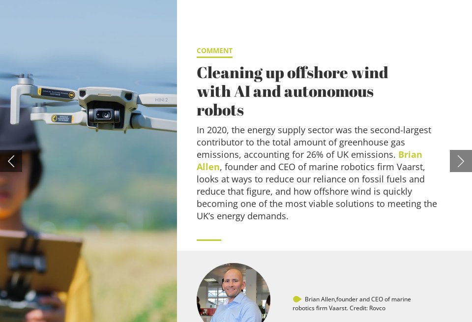 Cleaning up offshore wind with AI and autonomous robots - Future Power ...