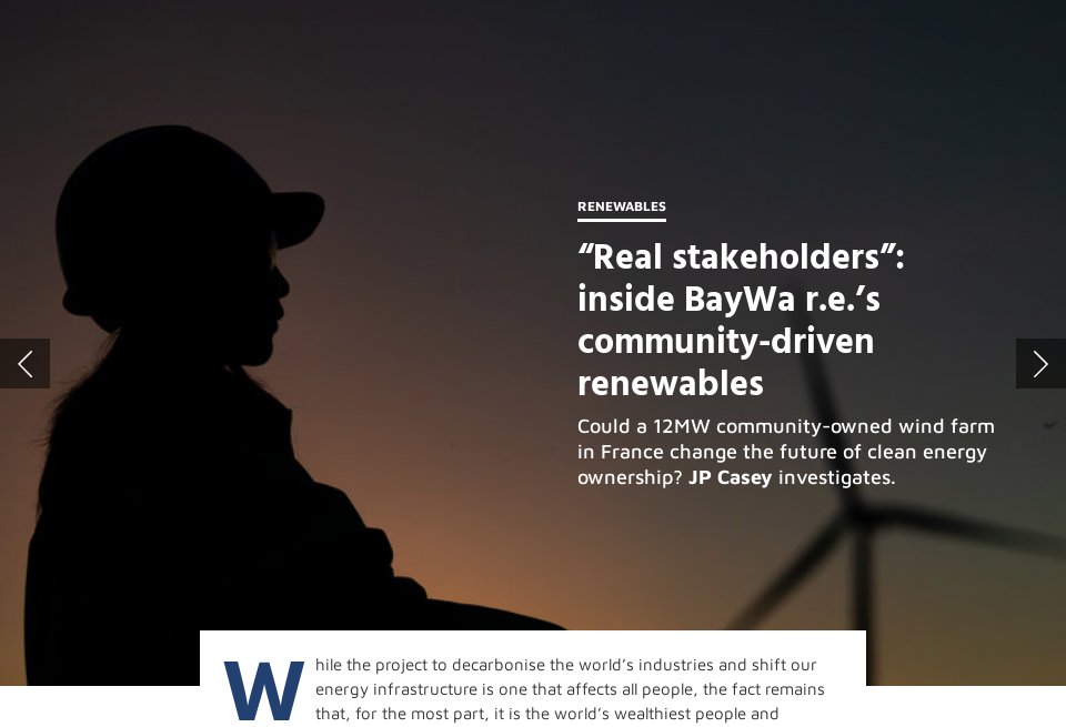 Inside BayWa r.e.’s community-driven renewables - Future Power ...