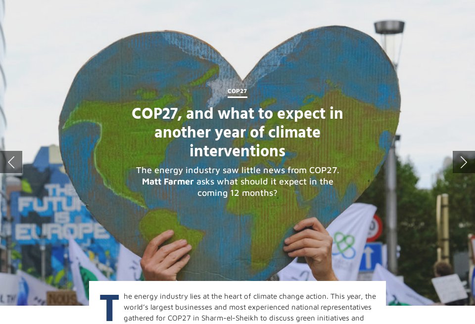 COP27, and what to expect in another year of climate interventions ...