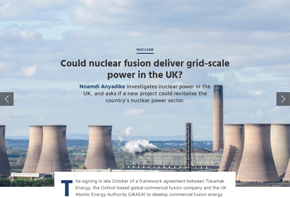 Could nuclear fusion deliver grid-scale power in the UK? - Future Power ...