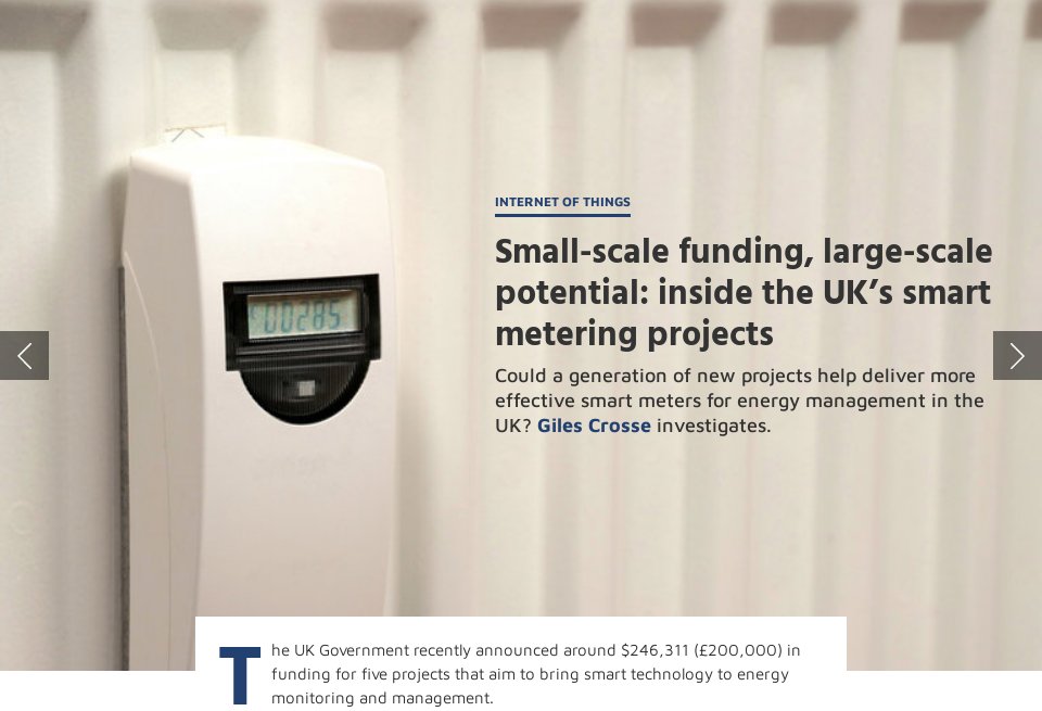 Inside the UK’s smart metering projects - Future Power Technology ...