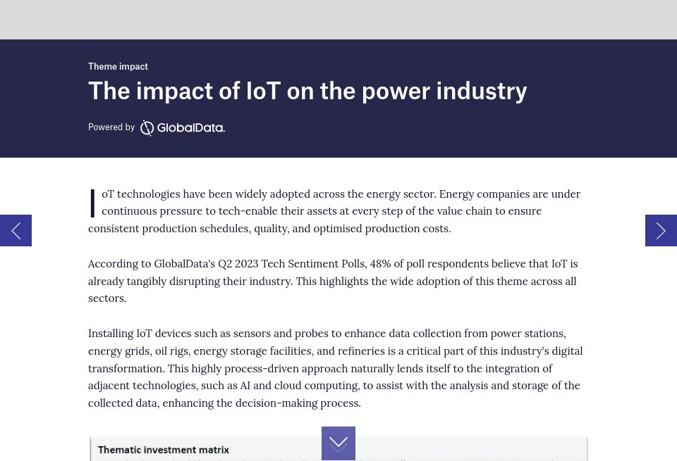 The impact of IoT on the power industry - Future Power Technology Magazine | Issue 160 ...