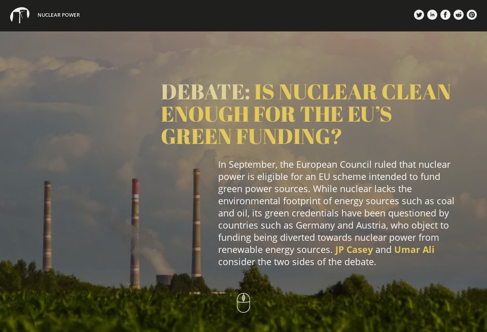 Debate: Is nuclear clean enough for the EU’s green funding? - Future ...