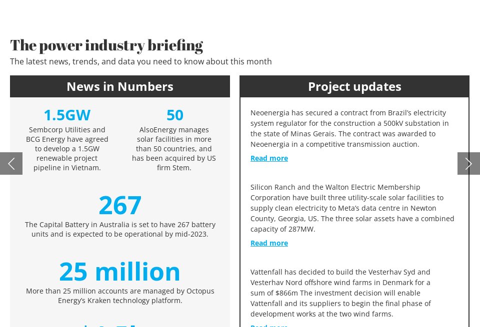 The power industry briefing - Future Power Technology Magazine | Issue ...