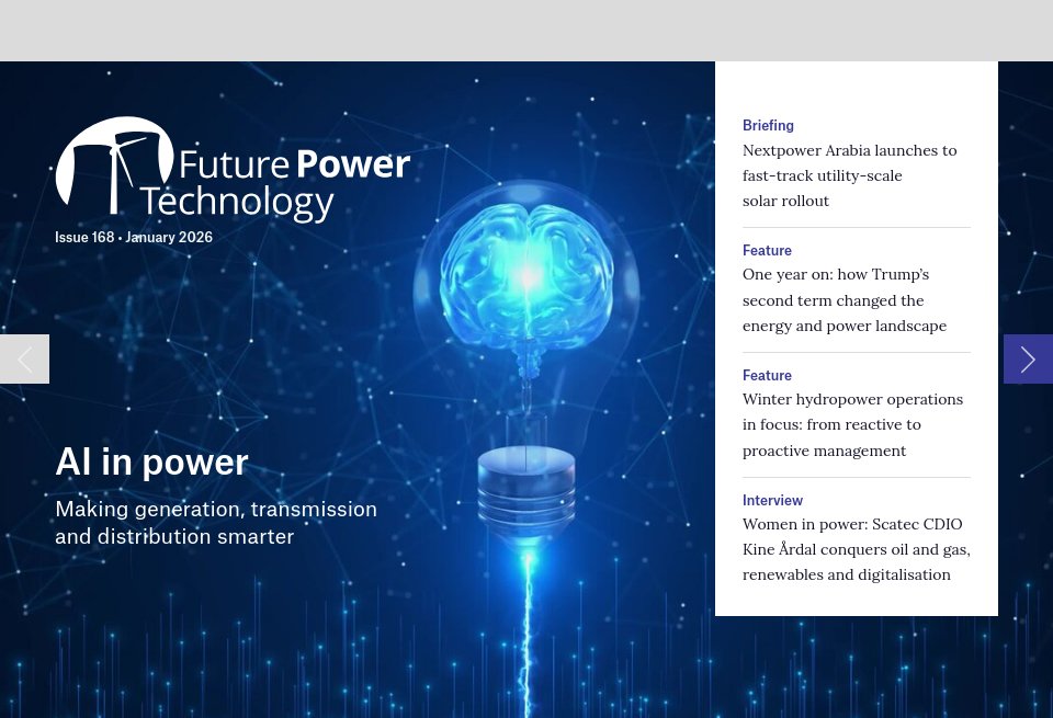 Home | AI in power - Future Power Technology Magazine | Issue 168 ...