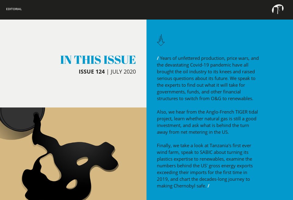 In this issue - Future Power Technology Magazine | Issue 124 | Jul 2020