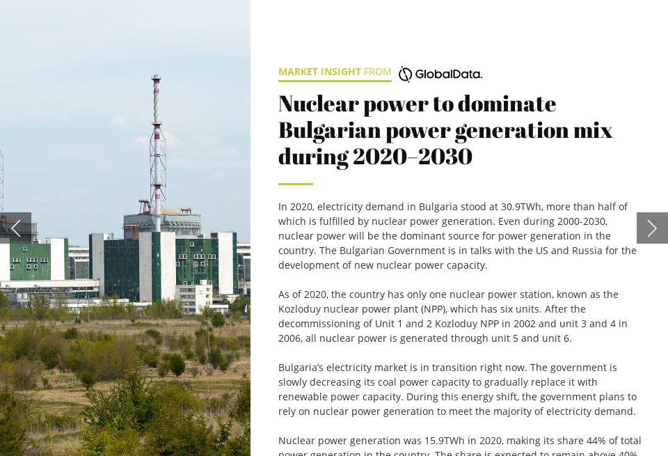 Nuclear power to dominate Bulgarian power generation mix during 2020 ...