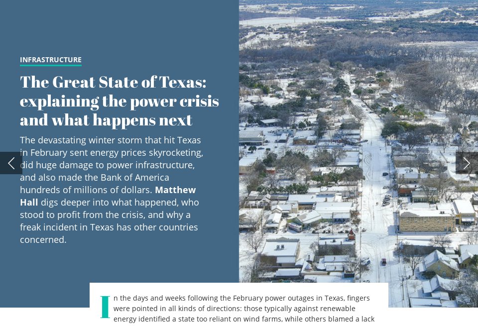 The Great State of Texas: explaining the power crisis and what happens ...