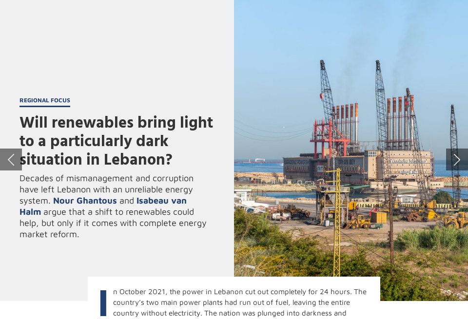 Will renewables bring light to a particularly dark situation in Lebanon ...