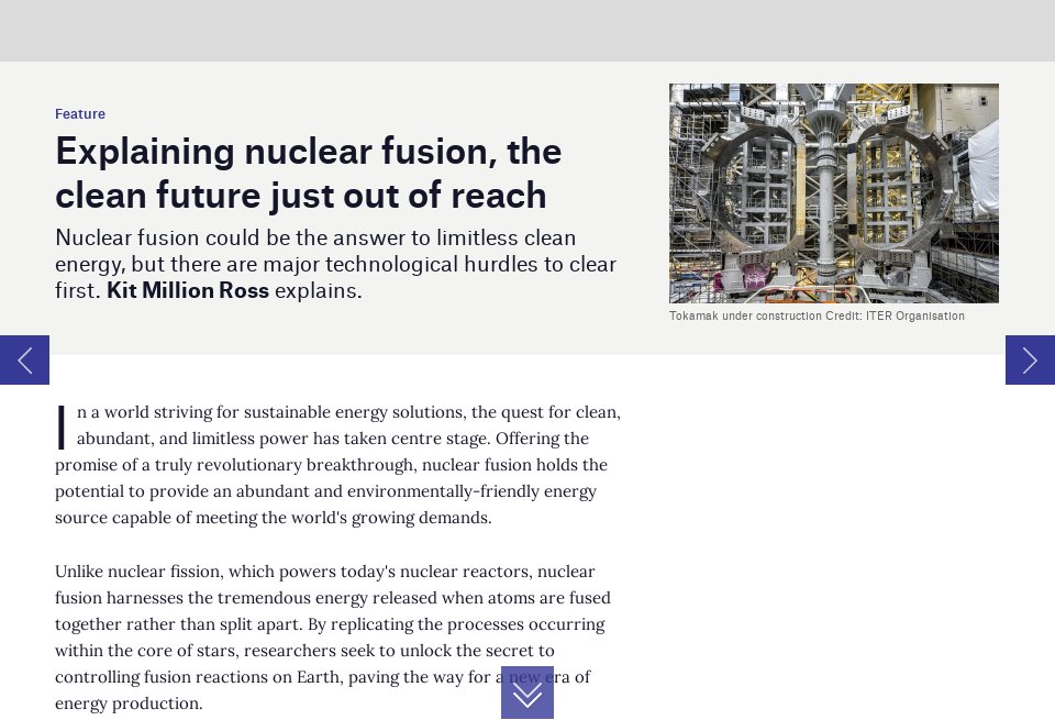 Explaining nuclear fusion, the clean future just out of reach - Future ...
