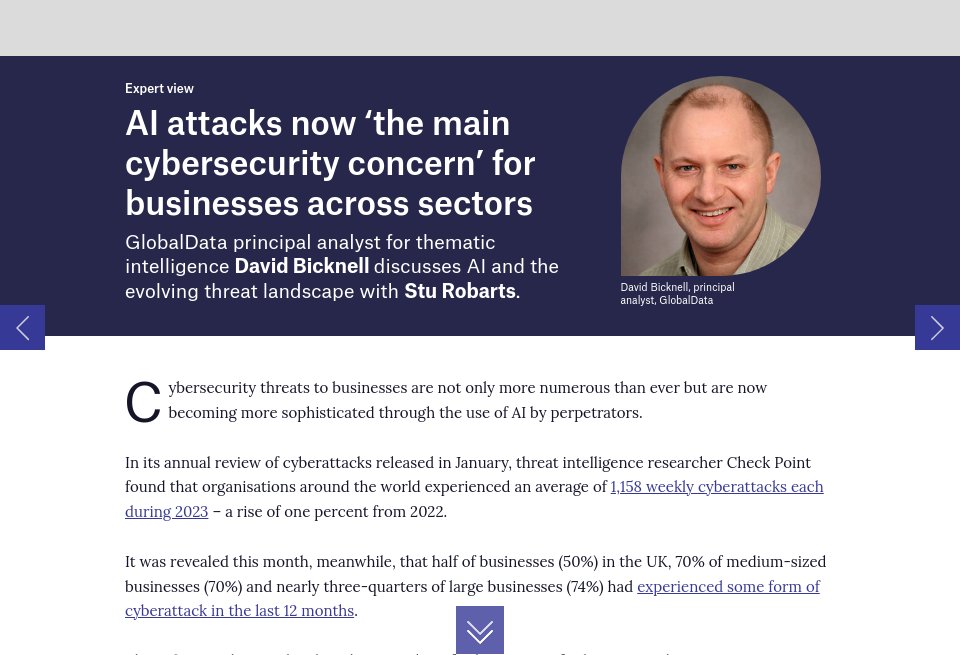 AI attacks now ‘the main cybersecurity concern’ for businesses across ...