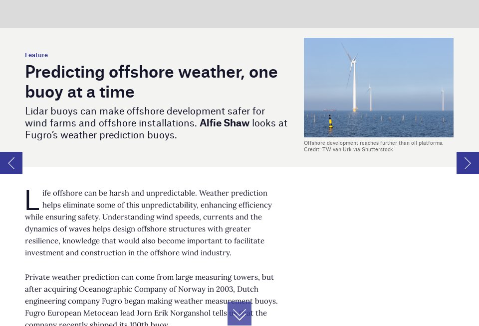 Predicting offshore weather, one buoy at a time - Future Power ...