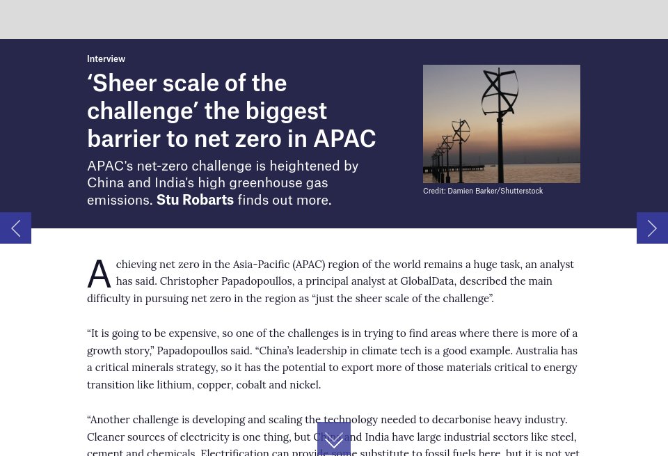 ‘Sheer scale of the challenge’ the biggest barrier to net zero in APAC ...