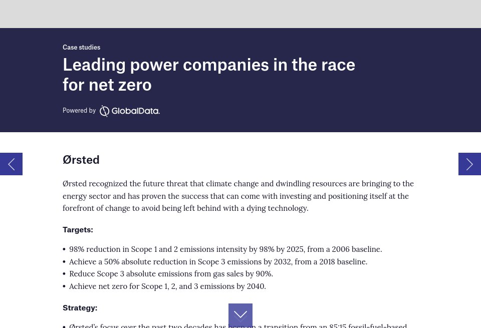 Leading power companies in the race for net zero - Future Power Technology Magazine | Issue 161 ...