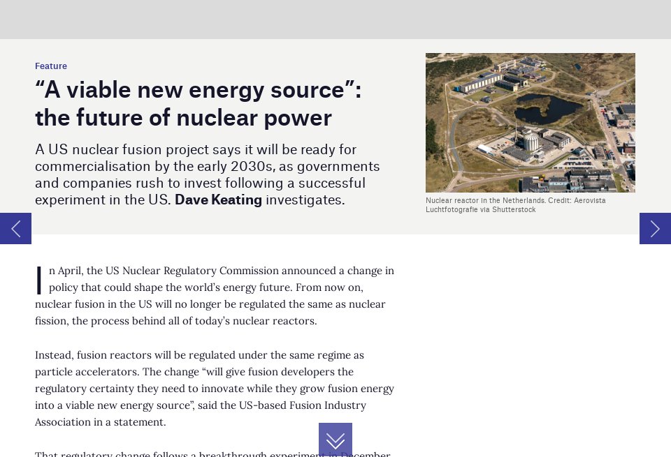 “A viable new energy source”: the future of nuclear power - Future ...