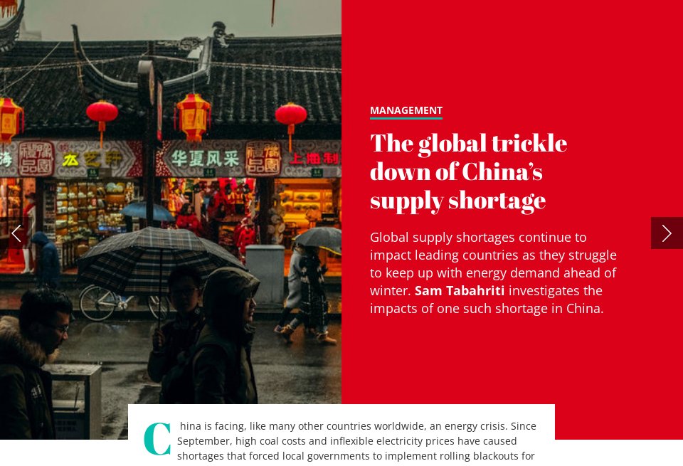 The global trickle down of China’s supply shortage - Future Power ...