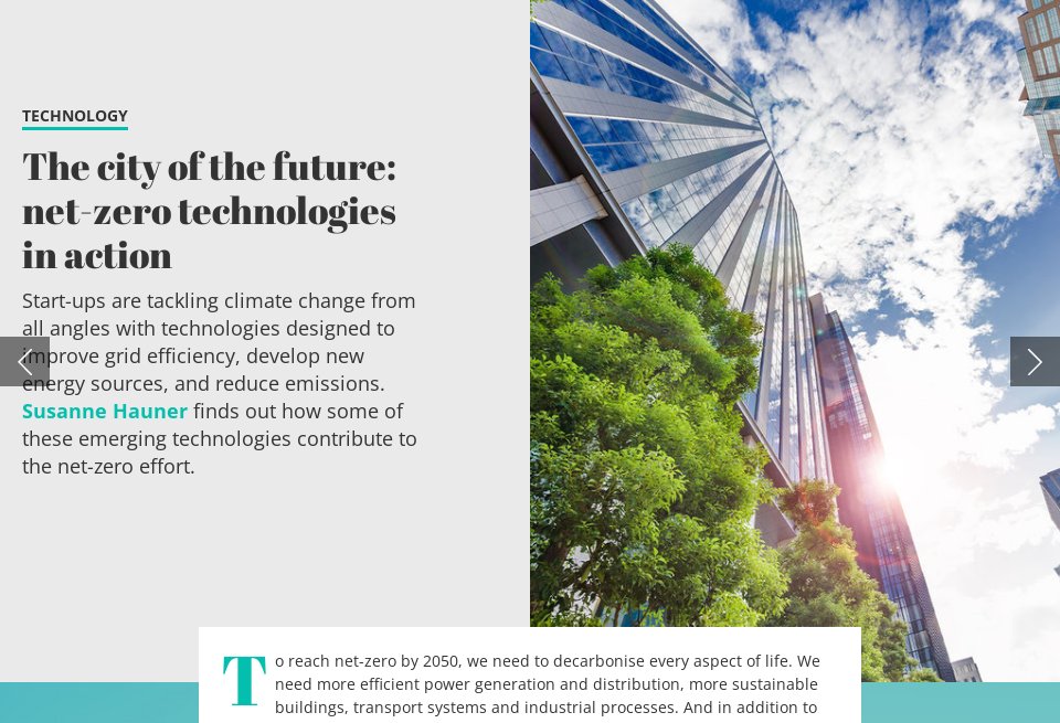 Net-zero technologies in action - Future Power Technology Magazine ...