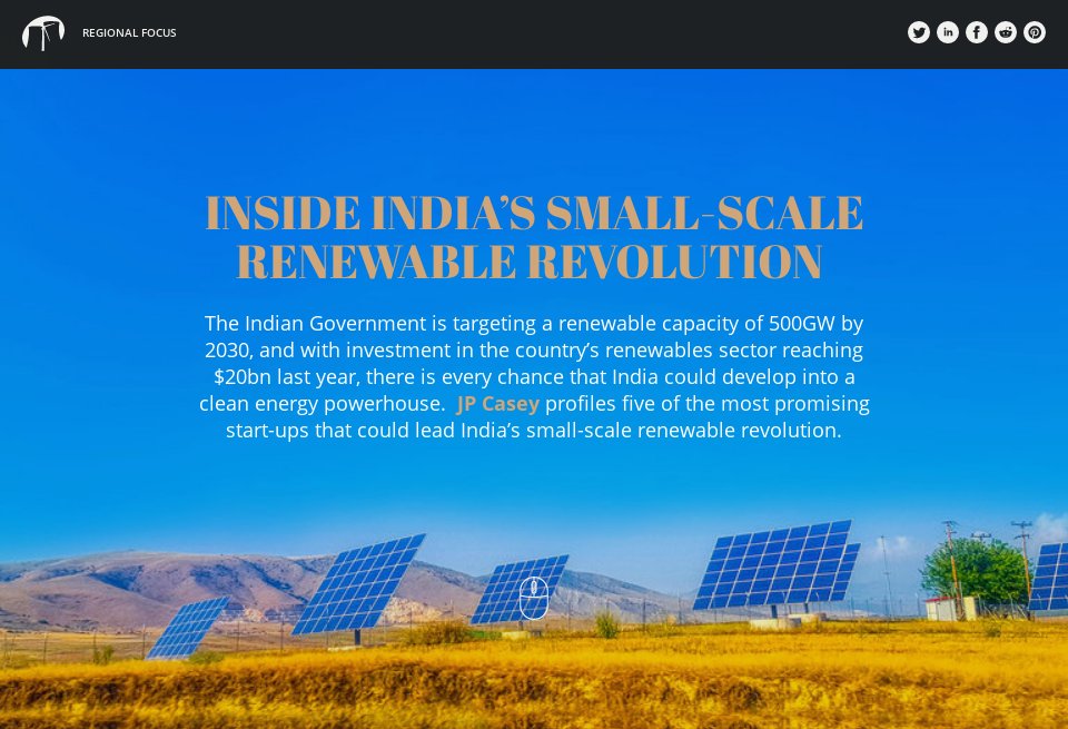 Inside India’s small-scale renewable revolution - Future Power ...