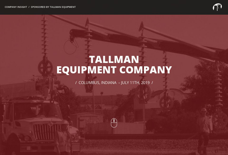Tallman Equipment Company Insight - Future Power Technology Magazine ...