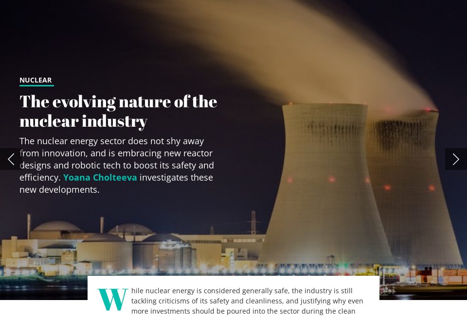 The evolving nature of the nuclear industry - Future Power Technology ...