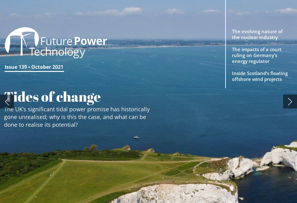 The state of UK Tidal Energy - Future Power Technology Magazine | Issue ...