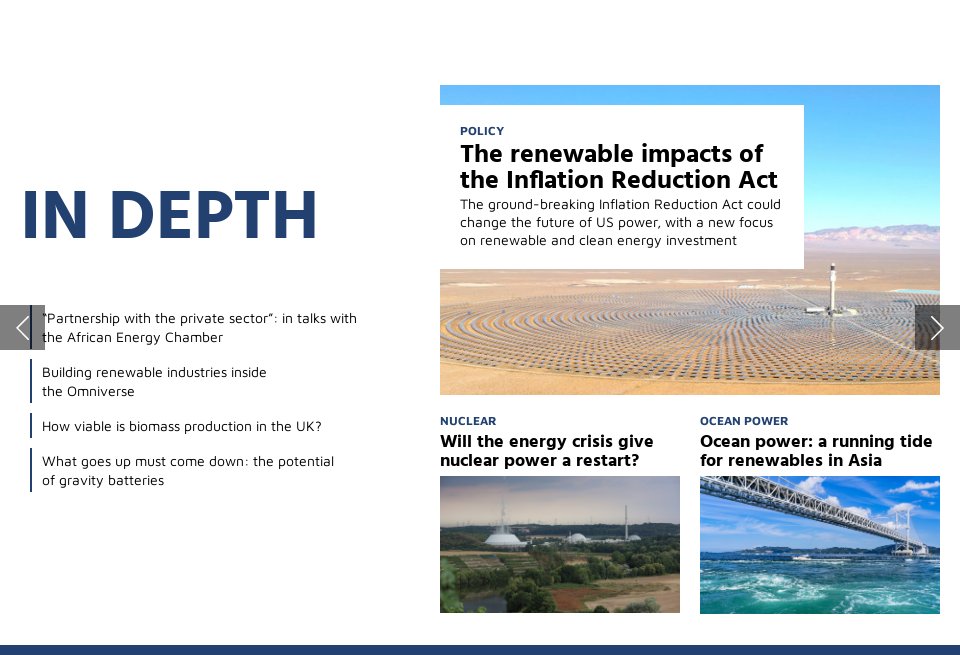 In Depth - Future Power Technology Magazine | Issue 148 | October 2022