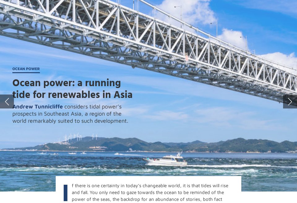 Ocean power: a running tide for renewables in Asia - Future Power ...