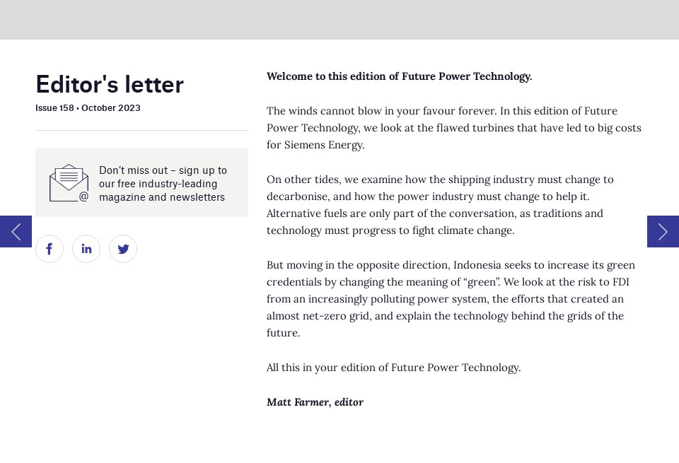 Siemens Energy, flawed wind turbines, and a strategy struggle - Future ...