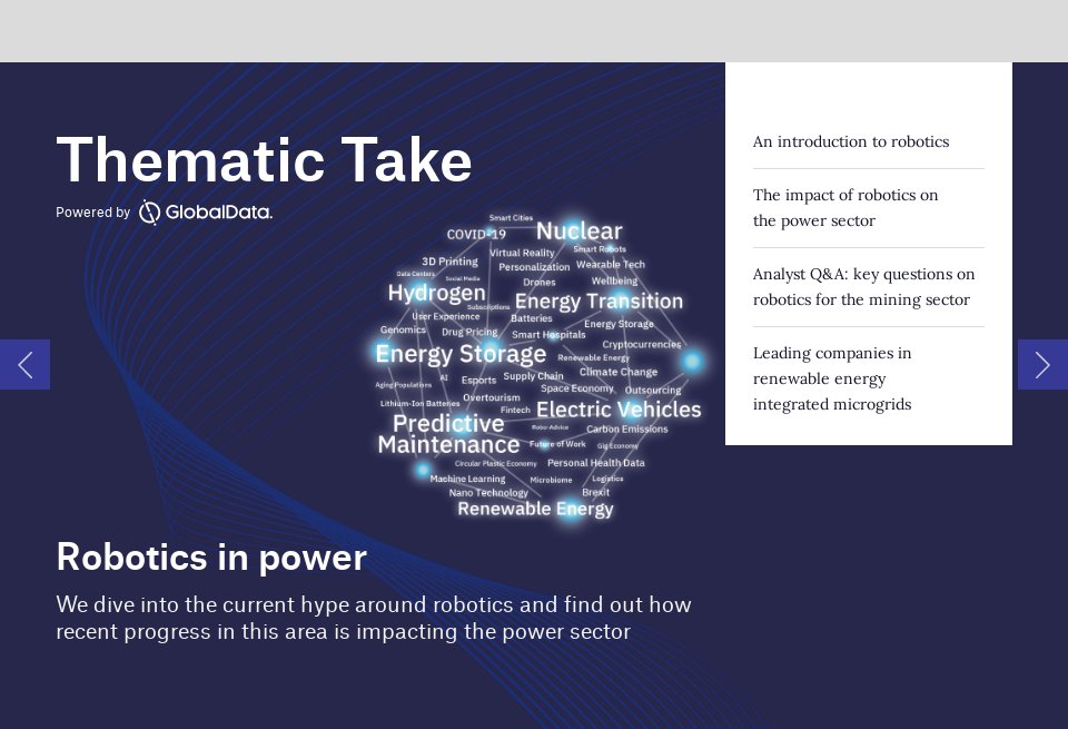 Applications of robotics in the power industry - Future Power ...
