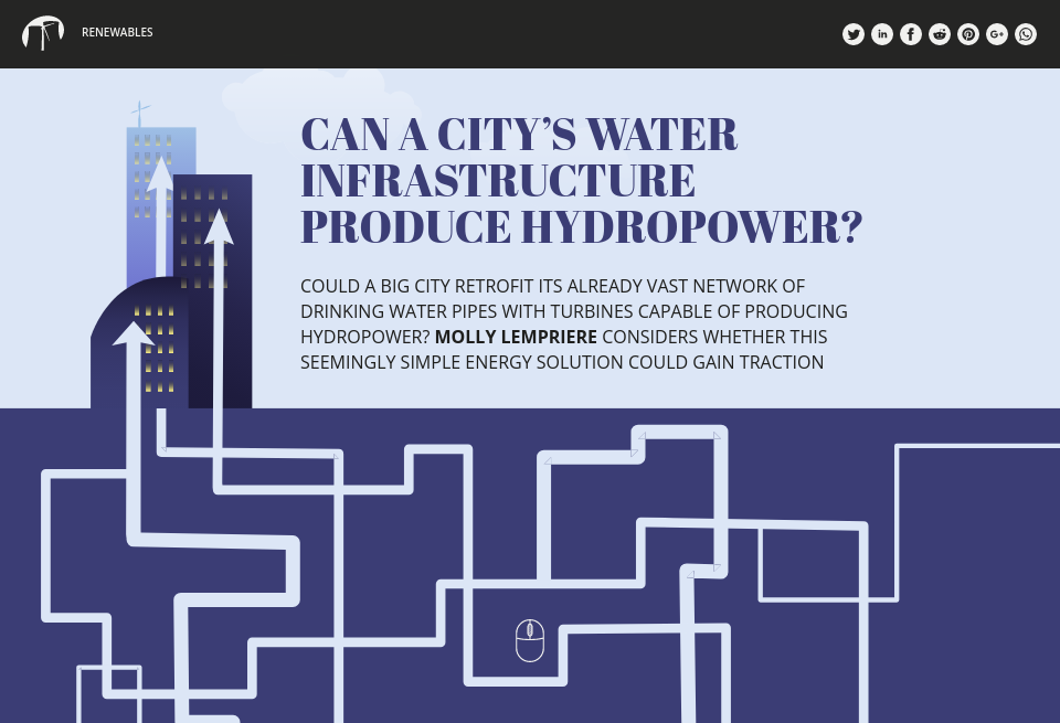 Can a city’s water infrastructure produce hydropower? - Future Power ...