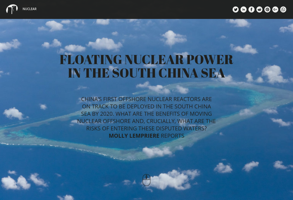 Floating nuclear power in the South China Sea - Future Power Technology ...