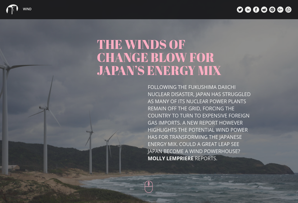 The winds of change blow for Japan’s energy mix - Future Power ...