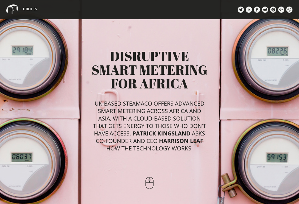 Disruptive Smart Metering for Africa - Future Power Technology ...
