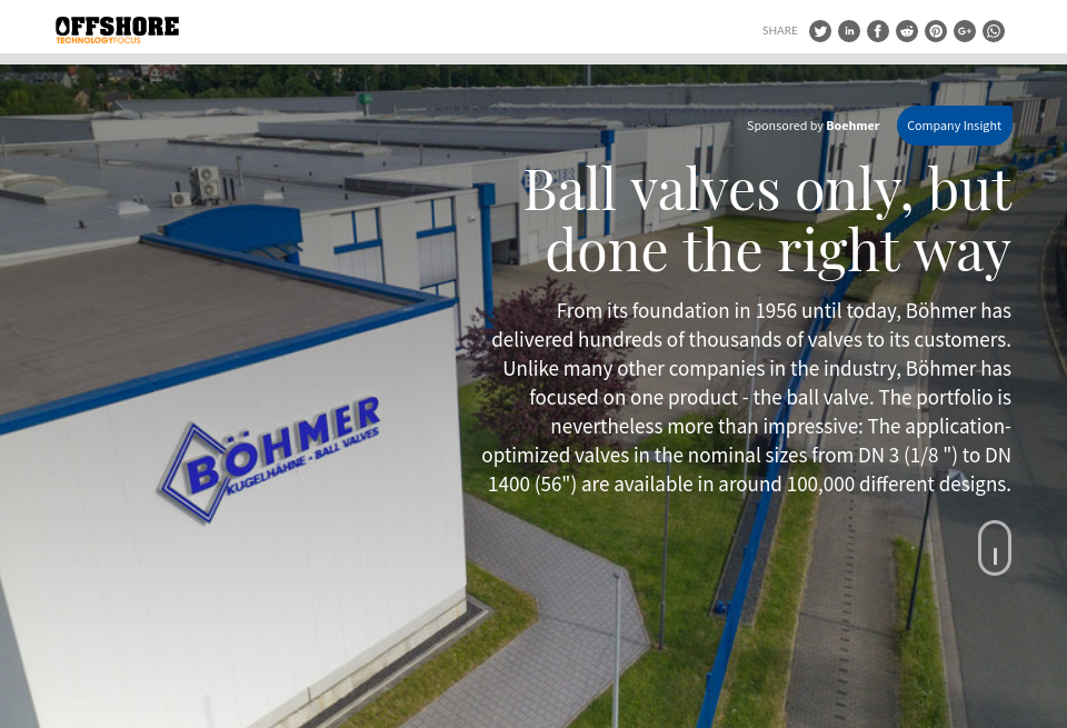 Boehmer Company Insight - Future Power Technology Magazine | Issue 109 ...