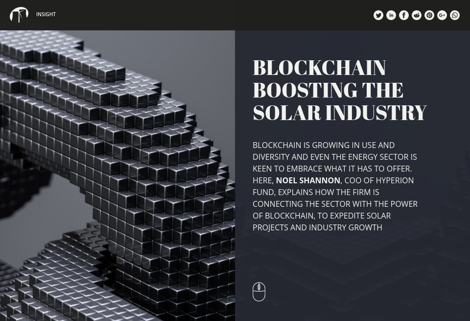 Blockchain Boosting the Solar Industry - Future Power Technology ...