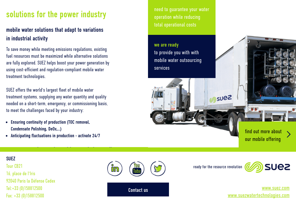 Suez - Future Power Technology | Issue 96 | March 2018