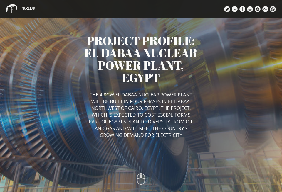 Project profile: El Dabaa Nuclear Power Plant, Egypt - Future Power ...